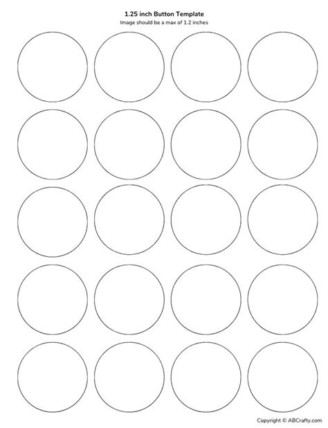 Free Printable Button Templates Free Templates