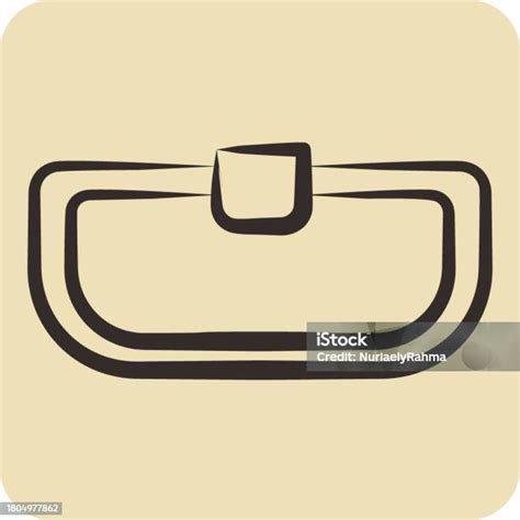 아이콘 그릴 자동차 부품 기호와 관련이 있습니다 손으로 그린 스타일입니다 심플한 디자인 편집 가능 간단한 일러스트레이션 교통에