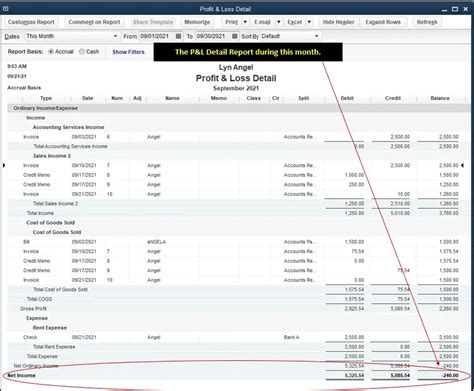 Quickbooks Report Example