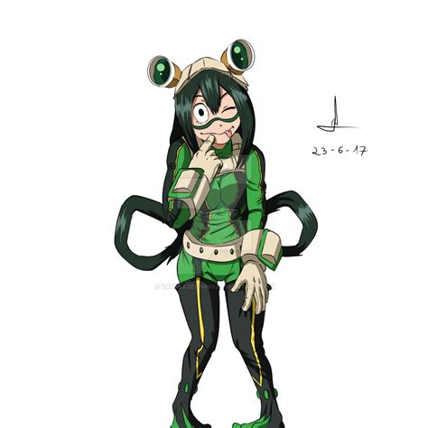 Drawing Tsuyu Asui Again 3 By Kamikazechino On DeviantArt