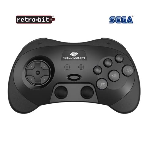 Retro Bit Sega Saturn® Pro 2 4ghz Wireless Controller For Sega Saturn Sega Genesis Mini