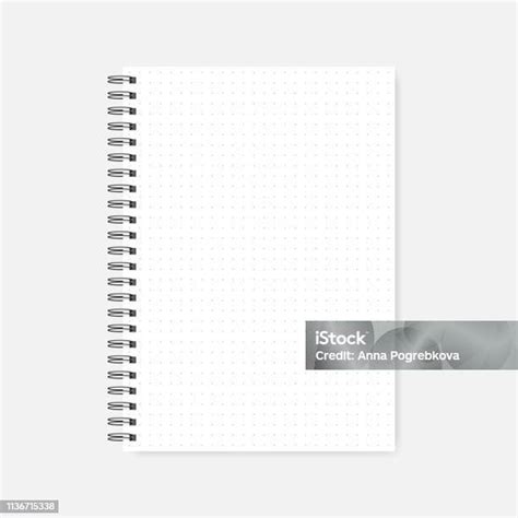 와이어 바운드 도트 그리드 A4 메모장나선형 점선 노트 이랑 0명에 대한 스톡 벡터 아트 및 기타 이미지 0명 3차원 형태