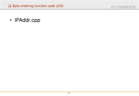 Ppt Chapter 03 Socket Address Structures Powerpoint Presentation Free Download Id 5907054