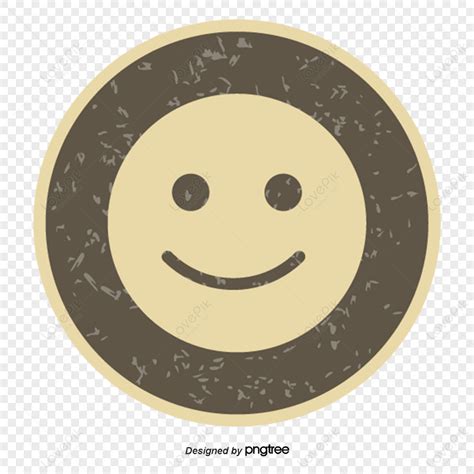 원형 기하학 미소 일러스트 아이콘 스티커회보디자인 Png 일러스트 무료 다운로드 Lovepik