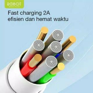 Jual Kabel Data Cable Data Bulat Robot Micro Usb A Cm Cable Charging Micro Bulat Robot