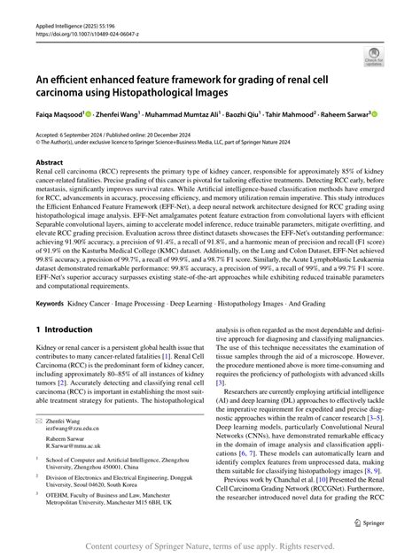 an efficient enhanced feature framework for grading of renal cell