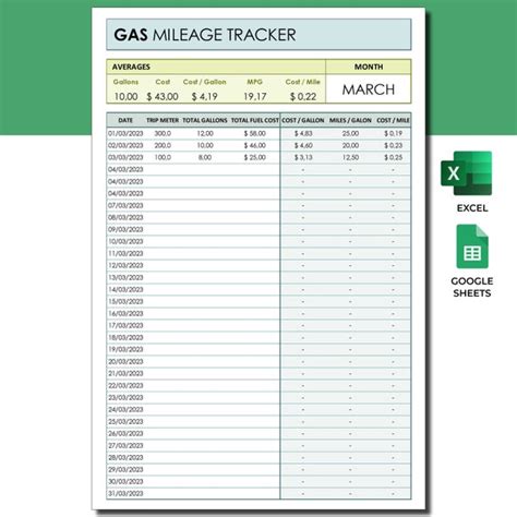 Log Sheet Excel Etsy