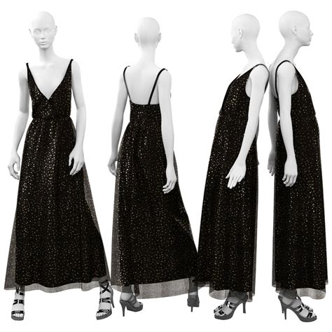 상점 창 여자 마네킹 122 저녁 컬렉션 3d 모델 75 Max Fbx Obj Free3d