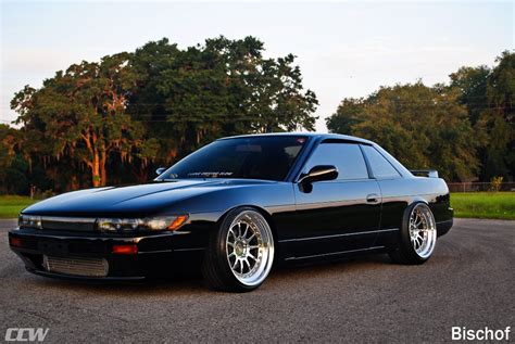 Black Nissan S13 Silvia 180sx CCW S13 Silvia Nissan Silvia Nissan