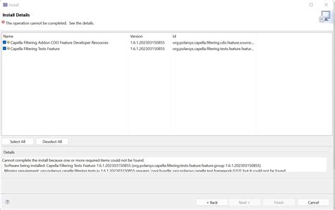 Filtering Installation Issue Add Ons Eclipse Capella Forum