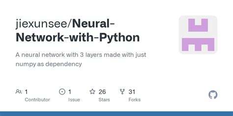Github Jiexunseeneural Network With Python A Neural Network With 3 Layers Made With Just