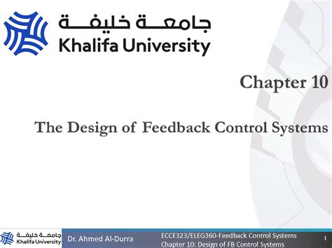 SOLUTION Chapter The Design Of Feedback Control Systems Studypool