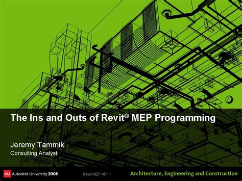 The Ins And Outs Of Revit Mep Programming