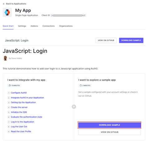 How To Set Up Cooperation Between Auth0 And Sample Applications Security Business Macnica