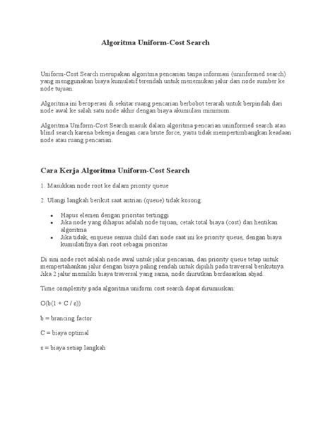 Algoritma Uniform Cost Search Pdf