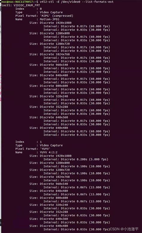 [图文教学]ubuntu查看usb摄像头参数（分辨率、设备节点、压缩格式等参数） ubuntu下usb摄像头测试工具 csdn博客