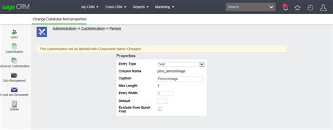 Adding Image To Summary Screen In Sage CRM Sage CRM Tips Tricks