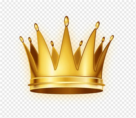 금색 왕관 일러스트 골든 크라운 왕 금 떠 다니는 장식물 Png Pngwing