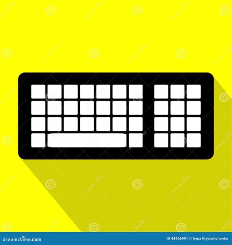 Computer Keyboard Flat Design Stock Vector Illustration Of Data