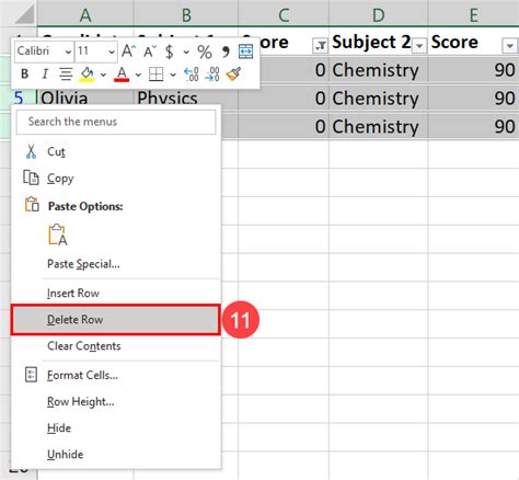 How To Delete Row In Excel If Cell Is Zero Ways On Sheets