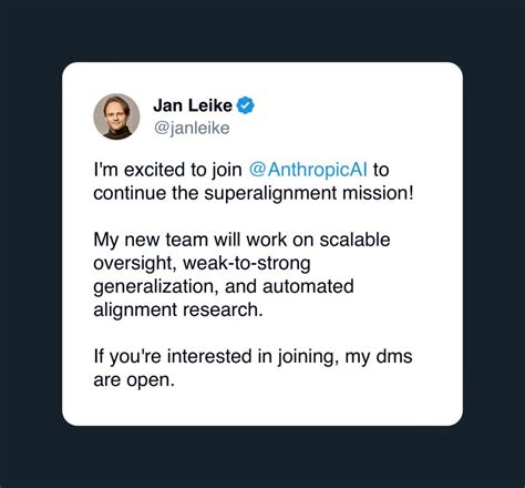 chris mckay on linkedin former openai safety researcher jan leike has