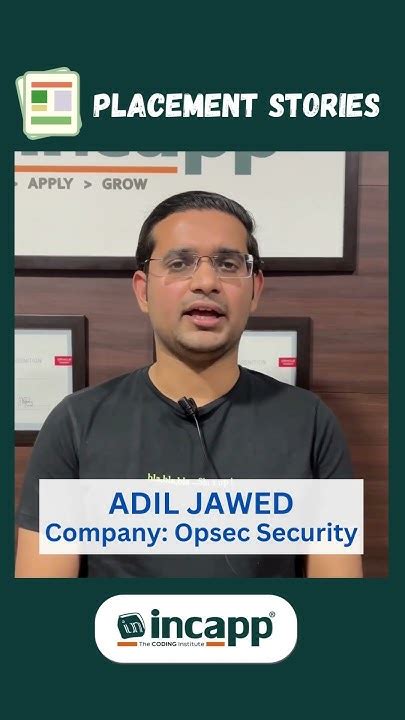 Placement Stories Placement Coding Programming Incapp Incappthecodinginstitute Youtube