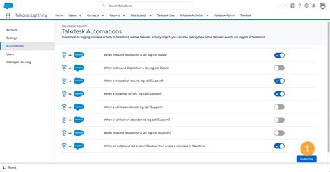 Talkdesk For Salesforce Automations Knowledge Base