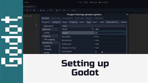 Setting Up A Project In Godot A Beginners Guide To Getting Started