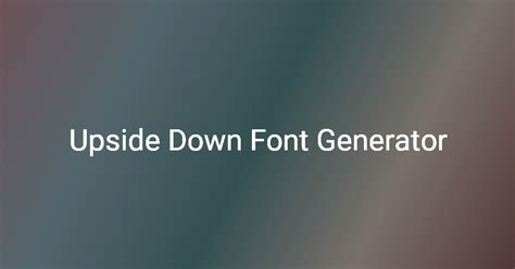 Upside Down Copy Paste Font Upside Down Text Copy Paste Qmzqkf