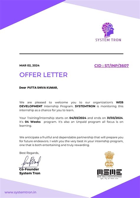 putta shiva kumar on linkedin systemtron webdevelopment