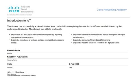 Bhoomi Gupta On Linkedin Cisconetworkingacademy