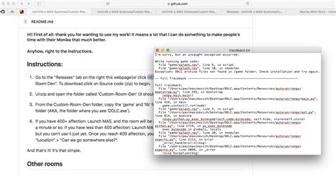 Custom Room Issue · Issue 8358 · Monika After Storymonikamoddev · Github