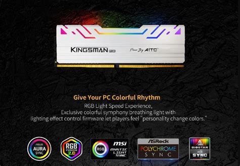 Aitc Kingsman 8gb Ddr4 2666mhz Rgb Desktop Ram Price In Bangladesh