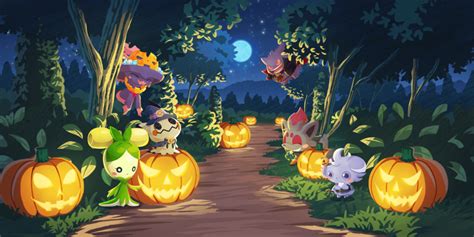 Dolliv Espurr Espurr Halloween Gengar Gengar Halloween Mimikyu Mimikyu Halloween