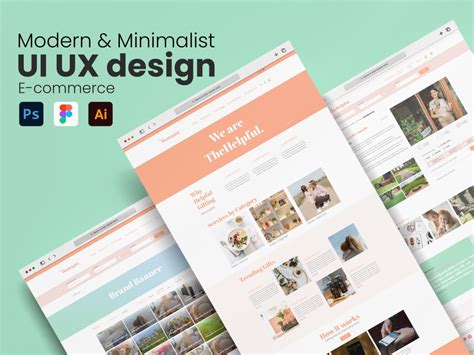 A UI UX Expert Minimalist Landing Page Design Website Re Design Upwork