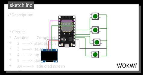 Menu Wokwi Esp32 Stm32 Arduino Simulator