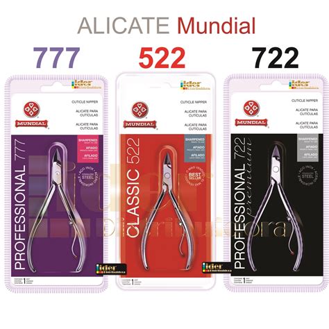 Alicate Mundial 722 777 522 De Cutícula Kit 778 Alicate 770 776 De