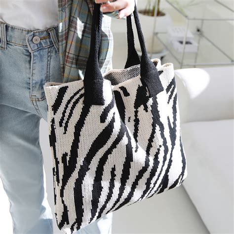 프롬헤븐 당일발송 숄지브 데일리 니트 뜨개 숄더백