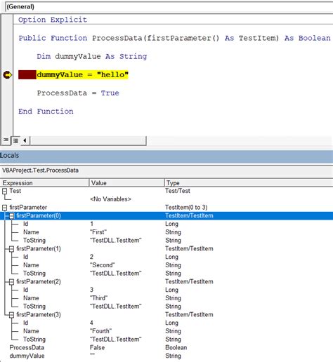 Send Array Of User Defined Objects From A C Dll To Excel Vba Via Com