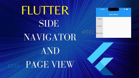 Flutter Side Navigator And Page View Create Navigation Bar With Dart