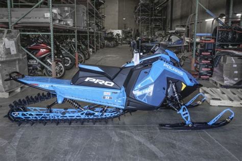 New 2024 Polaris® 850 Pro Rmk Slash 155 Zenith Blue Snowmobile In Sioux