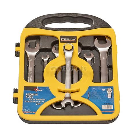 Комплект гаечни ключове с тресчотка Festa Bagira