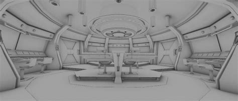 Starship Bridge Command Center 3d Model In Fantasy Spacecraft 3dexport