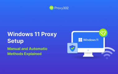Windows 11 Proxy Setup Manual And Automatic Methods Guide Proxy302 Blog