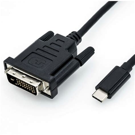 Cablu Usb Tip C La Dvi T T M Negru Roline
