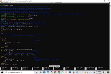 Problem With Gauss Jordan Method With Subroutines Rfortran