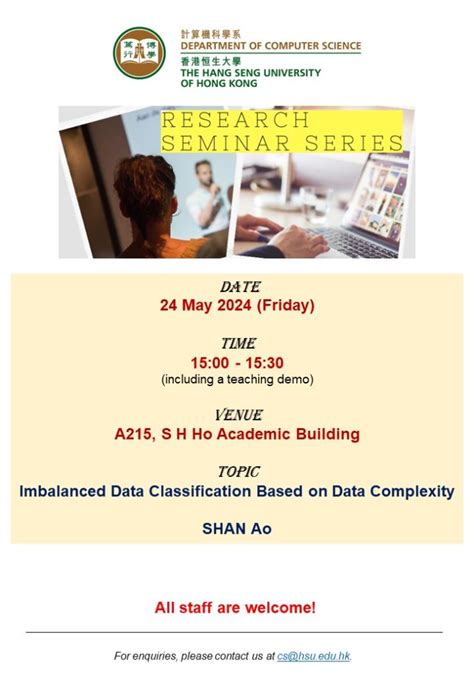 24052024 Research Seminar Imbalanced Data Classification Based On Data Complexity