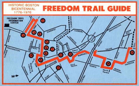 Freedom Trail Bostonography