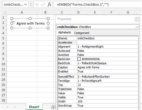 Vba Checkbox Auto Vba