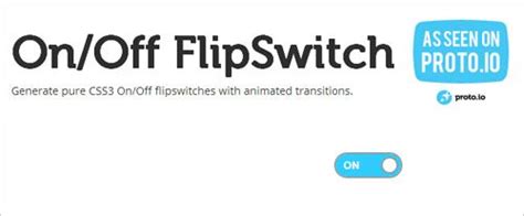 Create Css3 Toggle Button With Onoff Flipswitch Generator Web Design Tips Toggle Button
